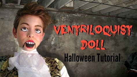 Ventriloquist Doll Halloween Tutorial And Costume Youtube