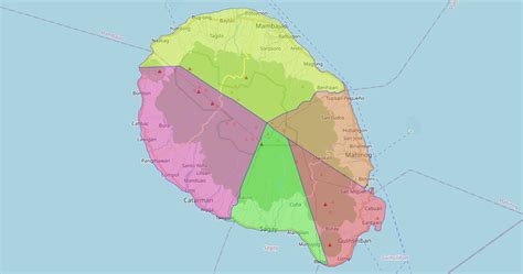 Map Of Camiguin Province Thong Thai Real