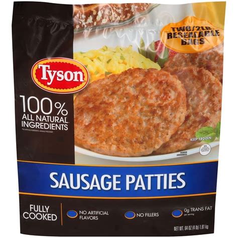 All Natural Sausage Patties Jimmy Dean® All Natural Original Fully