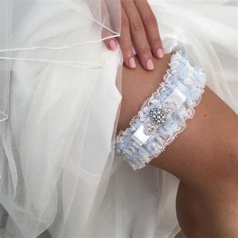 Blue Garter Belt Wedding 60 Photos