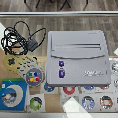 Super Nintendo Jr System With Wires And Controller Buttondelight