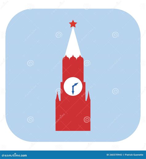 Russian Tower Icon Stock Vector Illustration Of Isolated 260370945