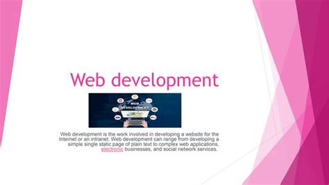 Web Developmentpptx Web Development Internet