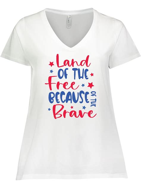 Inktastic Memorial Day Land Of The Free Because Of The Brave Womens