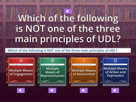 Overview Udl Principles Quiz