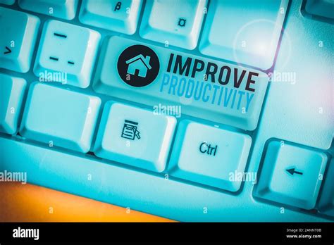 Handwriting Text Writing Improve Productivity Conceptual Photo To