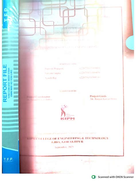 Synopsis Final Format Pdf