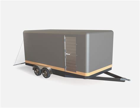 Covered Cargo Trailer Camel Trailer