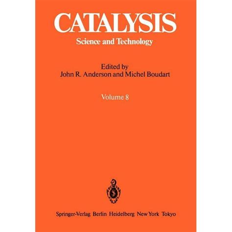 Catalysis Catalysis Science And Technology Paperback