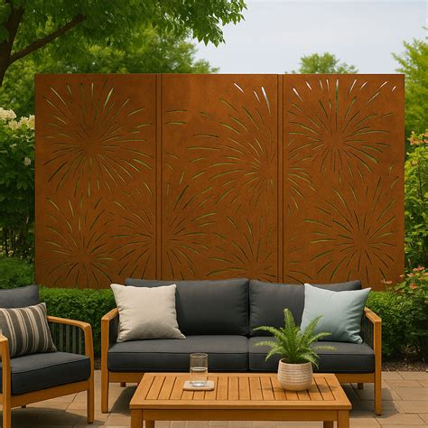 Custom Made Corten Steel Outdoor Privacy Screens The Choice Of Top A
