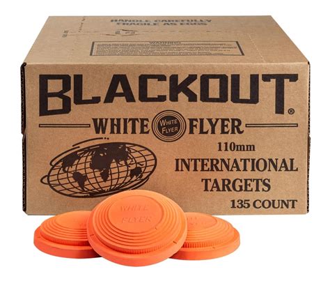 White Flyer 135 Count Clay Pigeon Targets