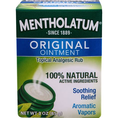 Mentholatum Topical Analgesic Ointment 3 Oz By Mentholatum Wish