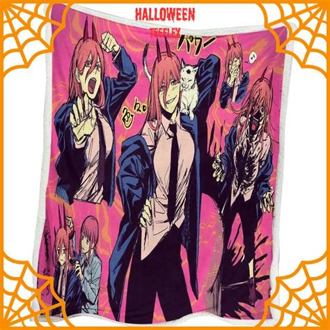 Chainsaw Horror Movie Costume Chainsaw Man Power Fan Art Embossed