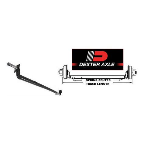 Dexter 94 In Round Tube 4 In Drop Trailer Axle 3500 Lb 4209112