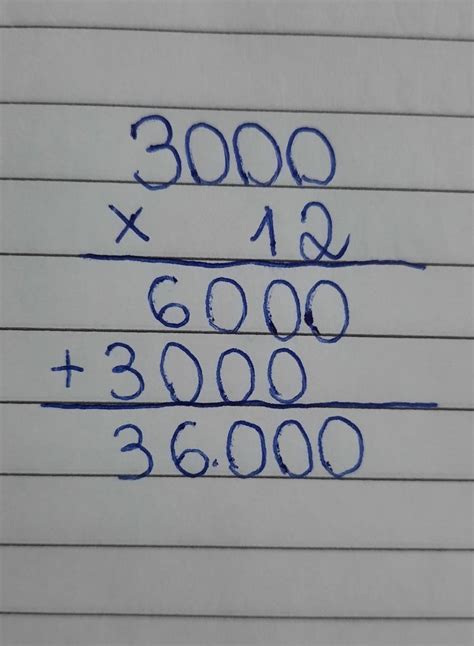 Qual O Resultado De 3000 × 12 Br
