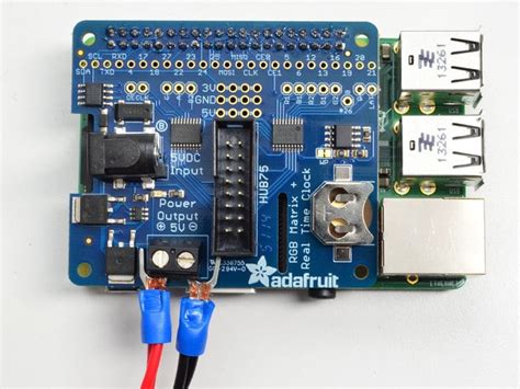 driving matrices adafruit rgb matrix real time clock hat for