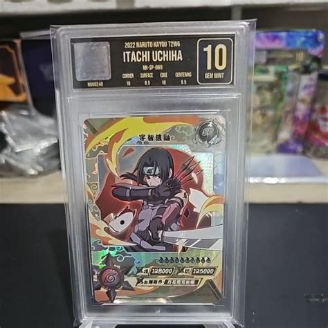 Itachi Uchiha Sp 069 Naruto Kayou Original Bleeding Egs 10 Shopee