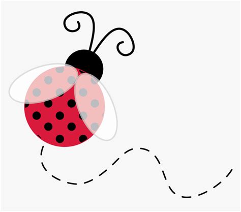 Cartoon Ladybird Icon Ladybug Flying On Dotted Route Stock 3267708