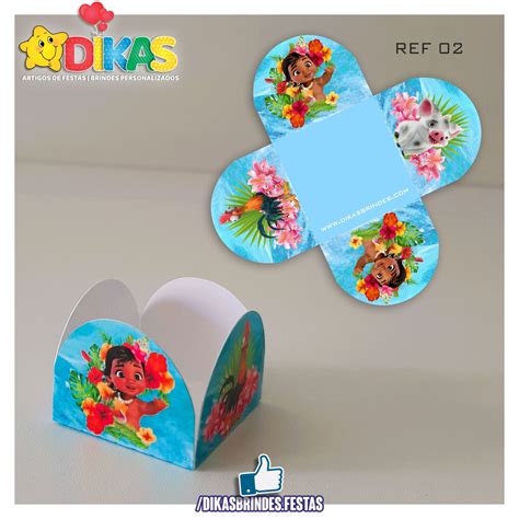 Porta Forminhas TemÁticas Vaiana Dikasbrindes