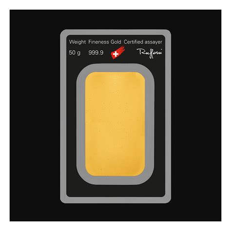 50 G Argor Heraeus Aranyrúd Tavex