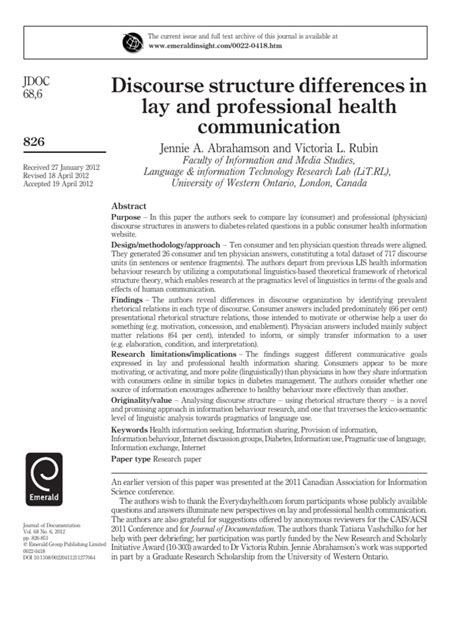 Abrahamson Dicourse Pdf