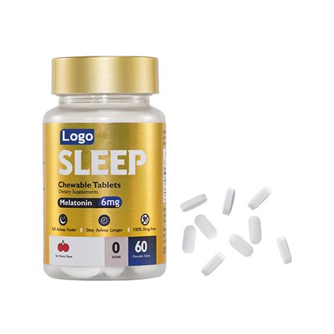 Sleep Support Melatonin Chewable Tablets Natural Melatonin With