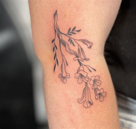 Small Jacaranda Tattoo