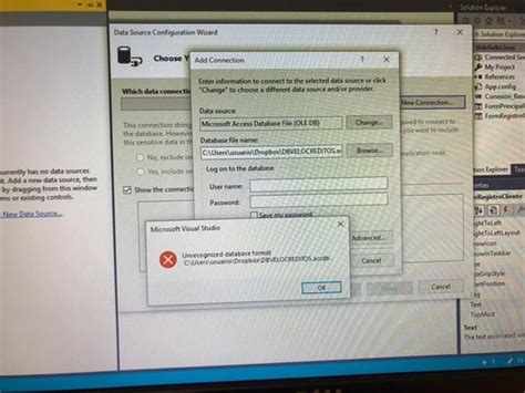 Cómo conectar una base de datos access a visual estudio Visual Basic Todoexpertos