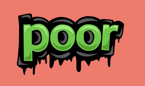 Poor Writing Vector Design On Pink Background 9280134 Vector Art At