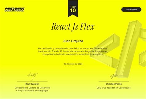 Im Happy To Share That Ive Obtained A New Certification React Js