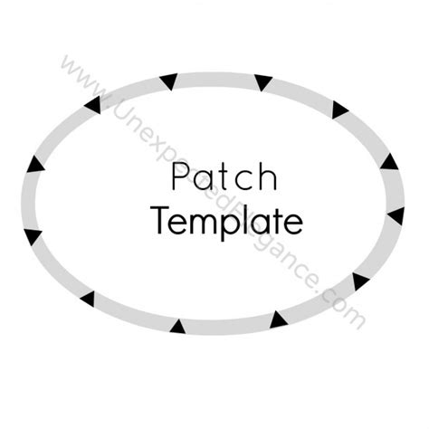 Patch Template From Unexpected Elegance