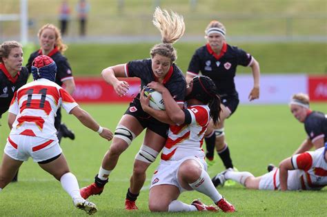 Canadian Women Post Comfortable 41 5 Win Over Japan To Open Rugby World