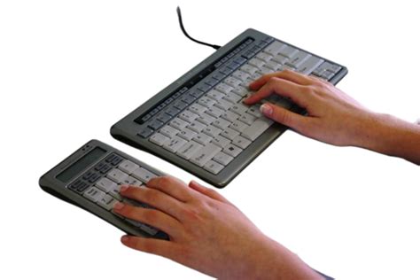S Board Set Mini Toetsenbord Links Azerty Zilver Ergo2work