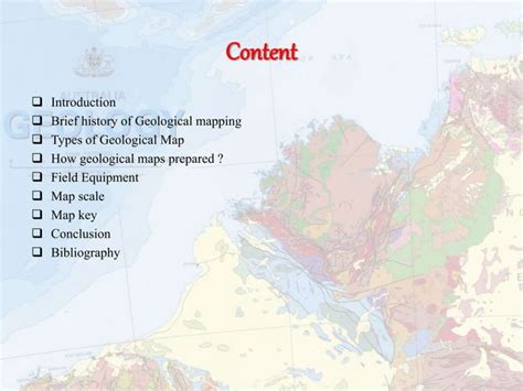 Geological Map Ppt Geography Science