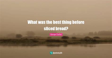 What Was The Best Thing Before Sliced Bread Quote By George Carlin