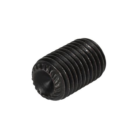 White Zinc Plated Hex Socket Set Screw Grub Screw Din916 45h With Alloy