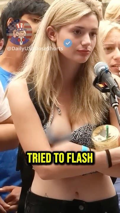 Girl Tried To Flash Charlie Kirk After Losing An Argument Youtube