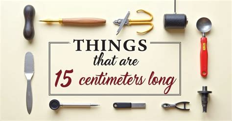 Things That Are 15 Centimeters Long Size Of Objects