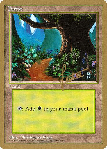 Forest 1996 Bertrand Lestree 4th Edition A Not Tournament Legal