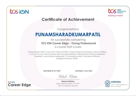 Punam Patil On Linkedin Ive Successfully Completed Young