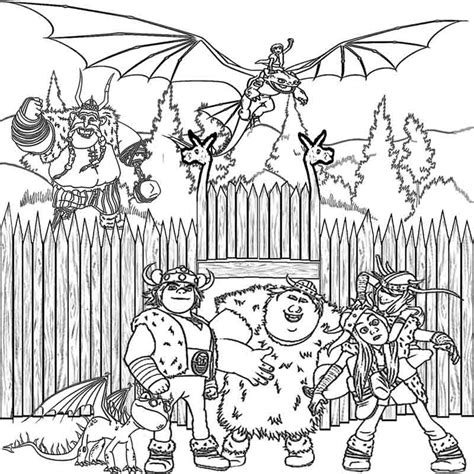 How To Train Your Dragon Coloring Pages Hiccup [2025]
