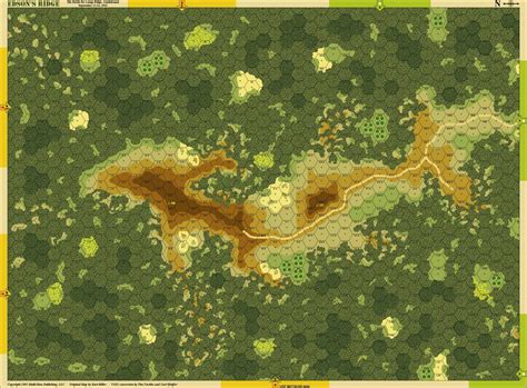 Advanced Squad Leader • Asl Map Spotlight Edsons Ridge