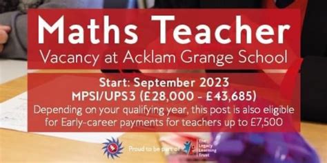 Danielle Bartram On Linkedin Looking For An Amazing Maths Teacher To