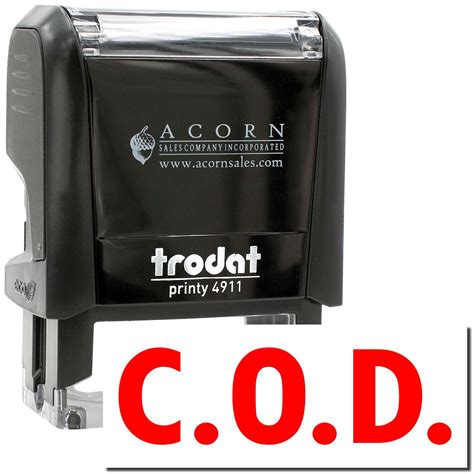 Self Inking Bold Cod Stamp Stamp Trodat Printy 4911 Press And Print