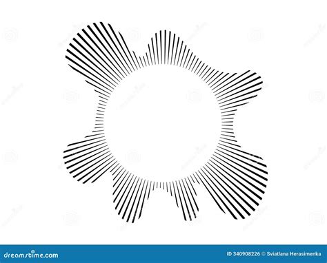 Circular Sound Wave Visualization Abstract Music Background Color Structure Audio Flow Vector