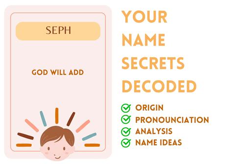 Seph Hebrew Boy Name Meaning And Pronunciation