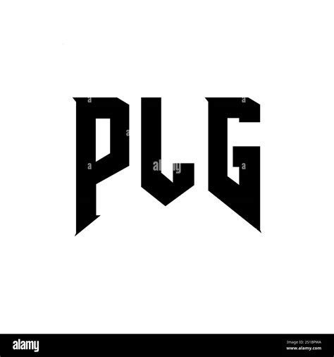 Plg Letter Logo Design For Technology Company Plg Logo Design Black