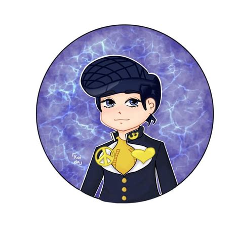 Fanart Chibi Josuke Pin Design Old Art Rstardustcrusaders