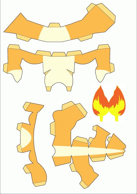 Papercraft Pokemon Templates Template