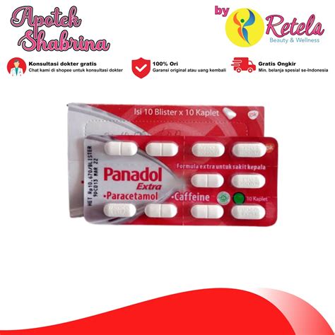 Jual Panadol Extra Tablet Shopee Indonesia